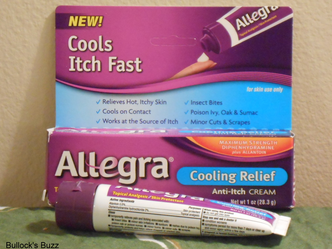 Allegra Anti-Itch Cream: Fast Acting Relief - Bullock's Buzz