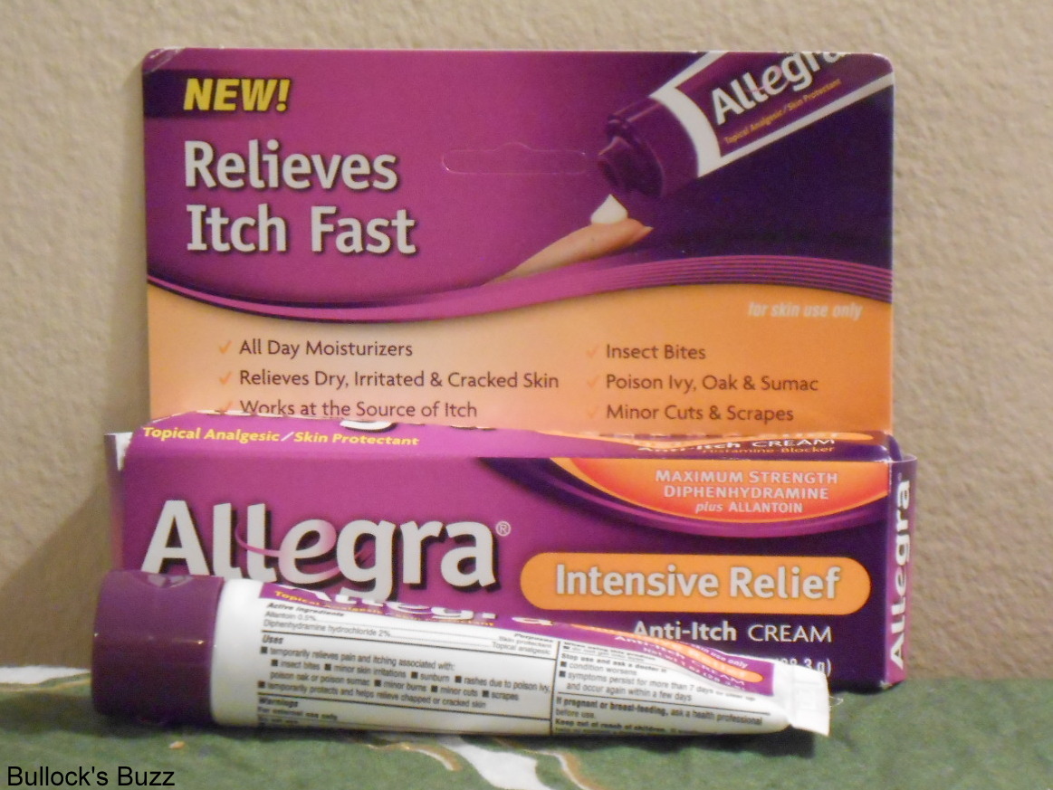 Allegra Anti-Itch Cream: Fast Acting Relief - Bullock's Buzz