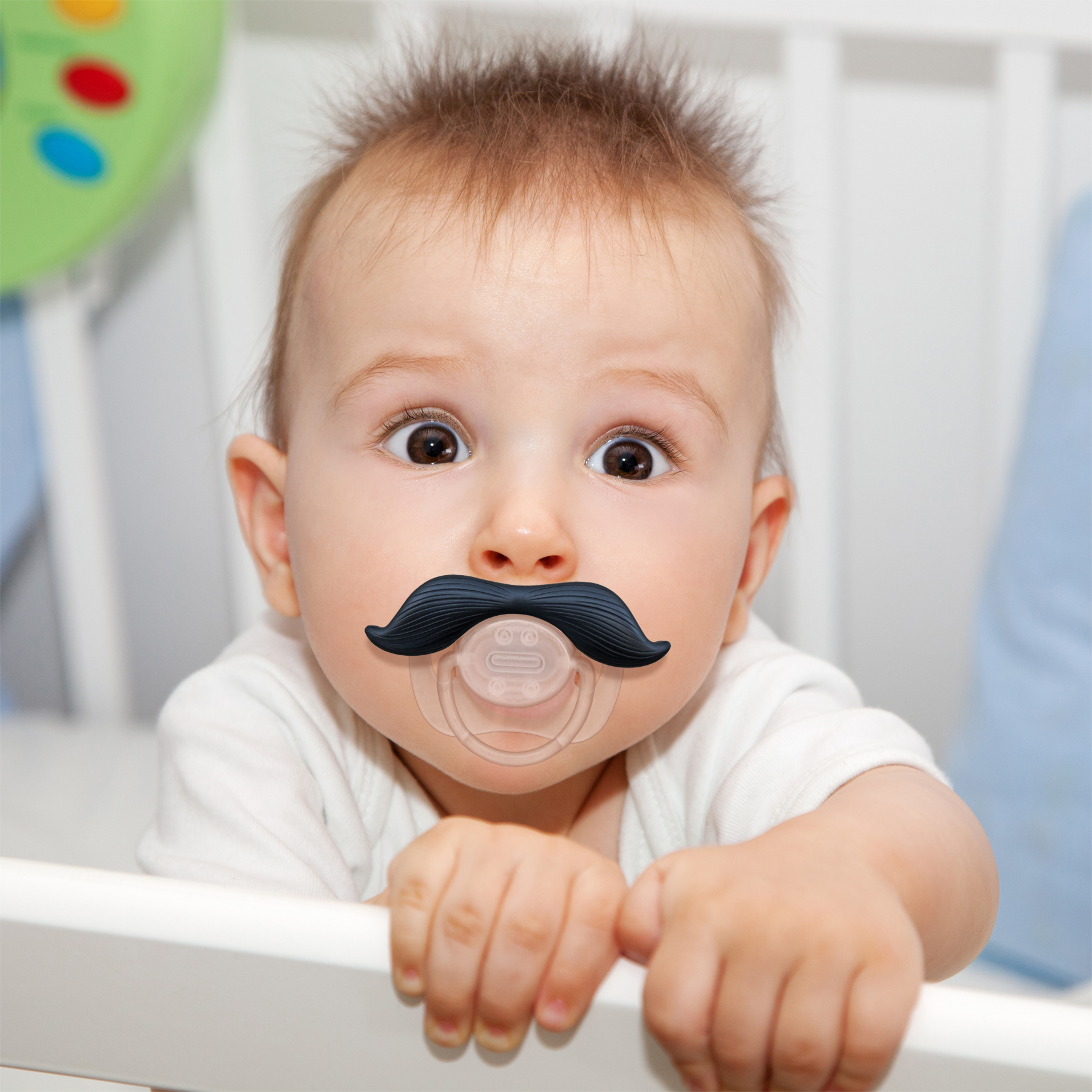 Mustachifier: The Pacifier with Style! - Bullock's Buzz