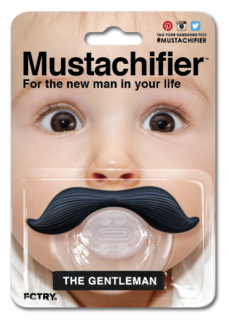 Mustachifier: The Pacifier with Style! - Bullock's Buzz