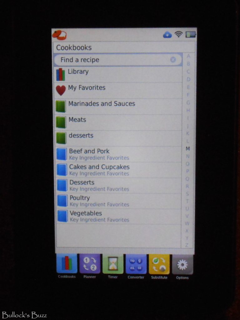 Key Ingredient Recipe Reader ~ Review and Giveaway - Bullock's Buzz