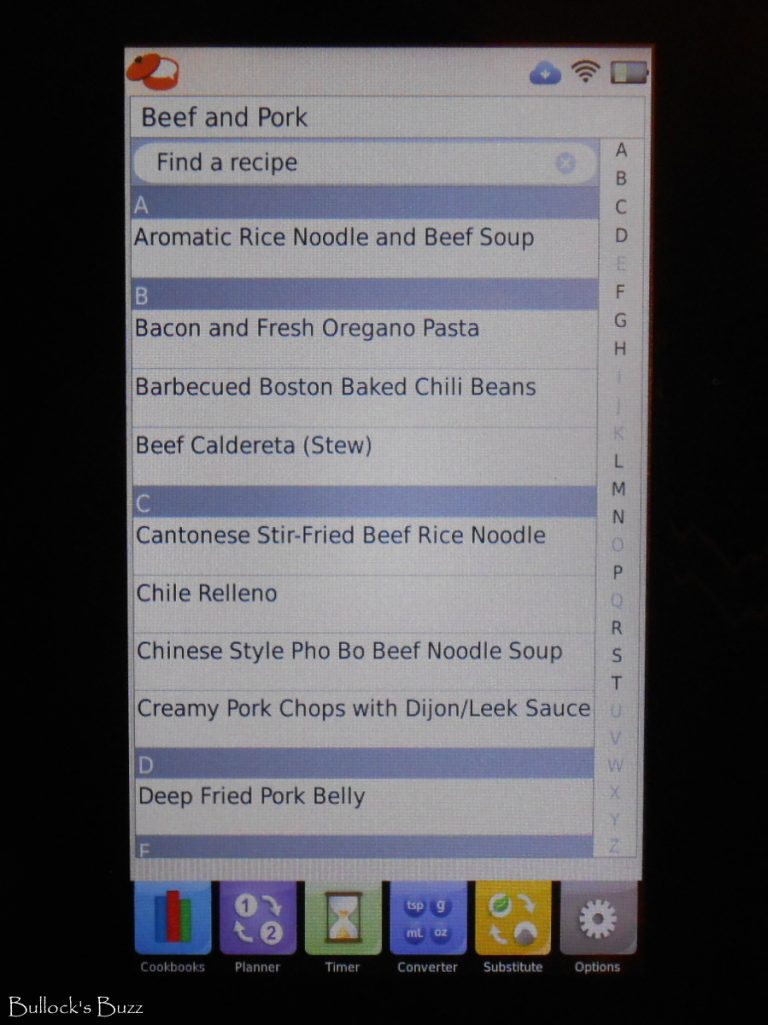 Key Ingredient Recipe Reader ~ Review and Giveaway - Bullock's Buzz