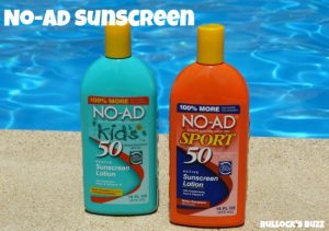 No-Ad Sunscreen - What's in Your Labor Day Beach Bag? - Bullock's Buzz