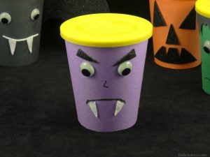 Halloween Monster Snack Cups - Bullock's Buzz