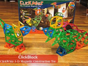 ClickBlock: Click Whiz 3D Magnetic Construction Toy - Bullock's Buzz