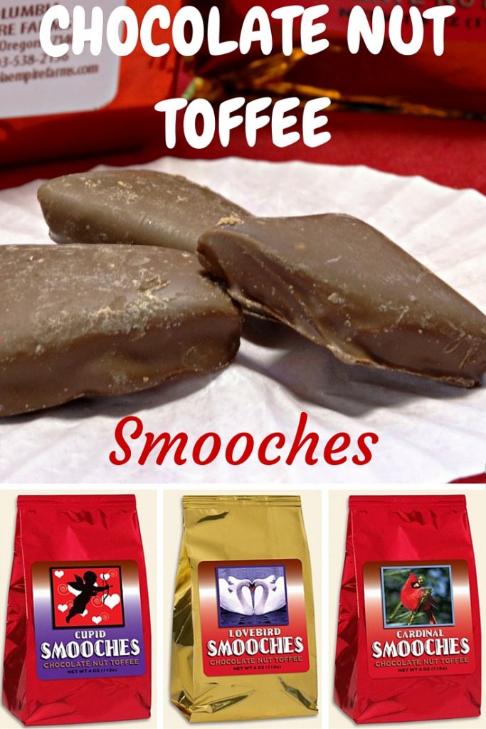 Smooches: Chocolate Nut Toffee Candies from Columbia Empire Farms ...