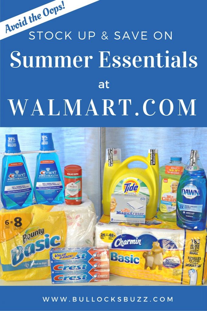 Stock up on Summer Essentials with P&G at Walmart.com