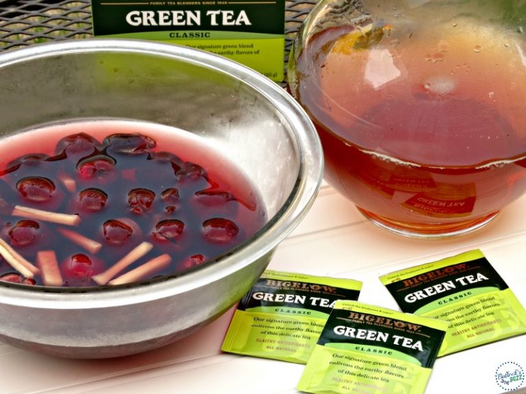 Cherry and Ginger Infused Green Tea