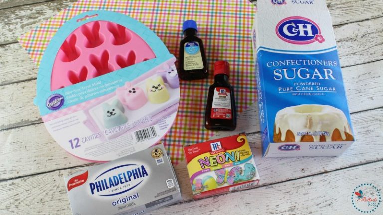 Easy Bunny Cream Cheese Mints for Easter - Bullock's Buzz