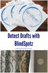 DIY Draft Stopper + Detect Drafts with BlindSpotz Cold Sensors