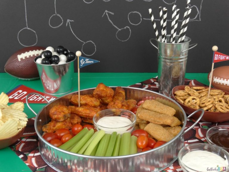 Fall Football Party Food Ideas + Homemade Ranch Dipping Sauce Recipe ...