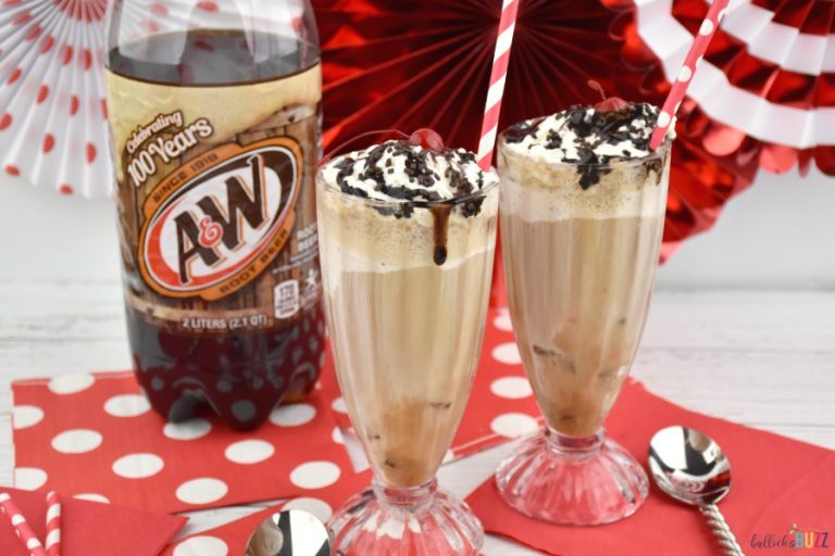 Brownie Sundae Root Beer Float - Family Fun Nights with A&W Root Beer ...