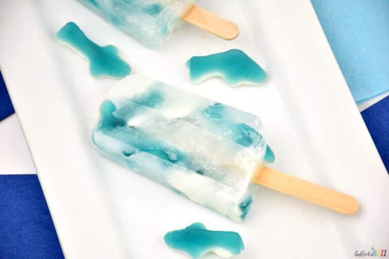 Great White Gummy Shark Popsicles - Bullock's Buzz