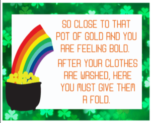 DIY St. Patrick's Day Treasure Hunt - Printable Game for Kids - Bullock ...