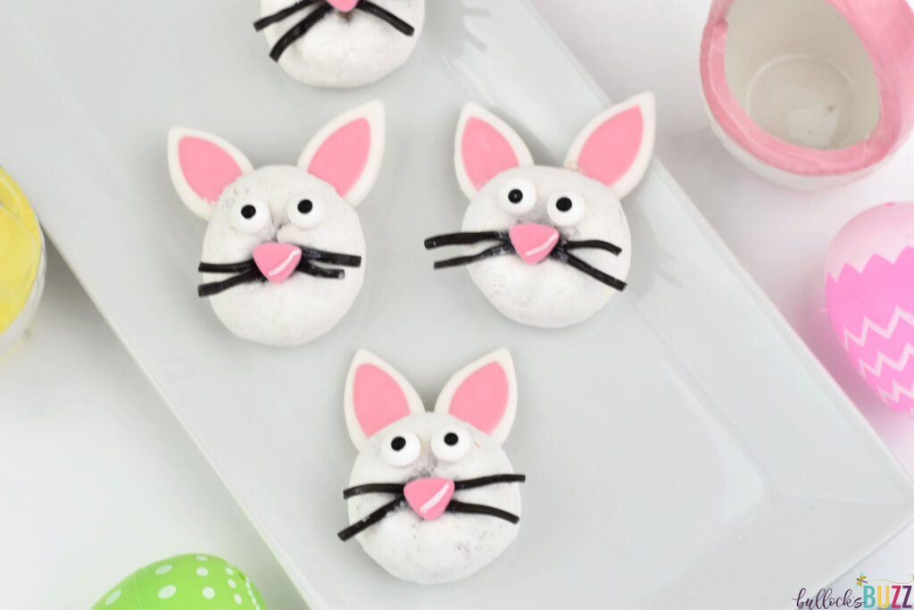 No-Bake Easter Dessert - Easter Bunny Donuts - Bullock's Buzz