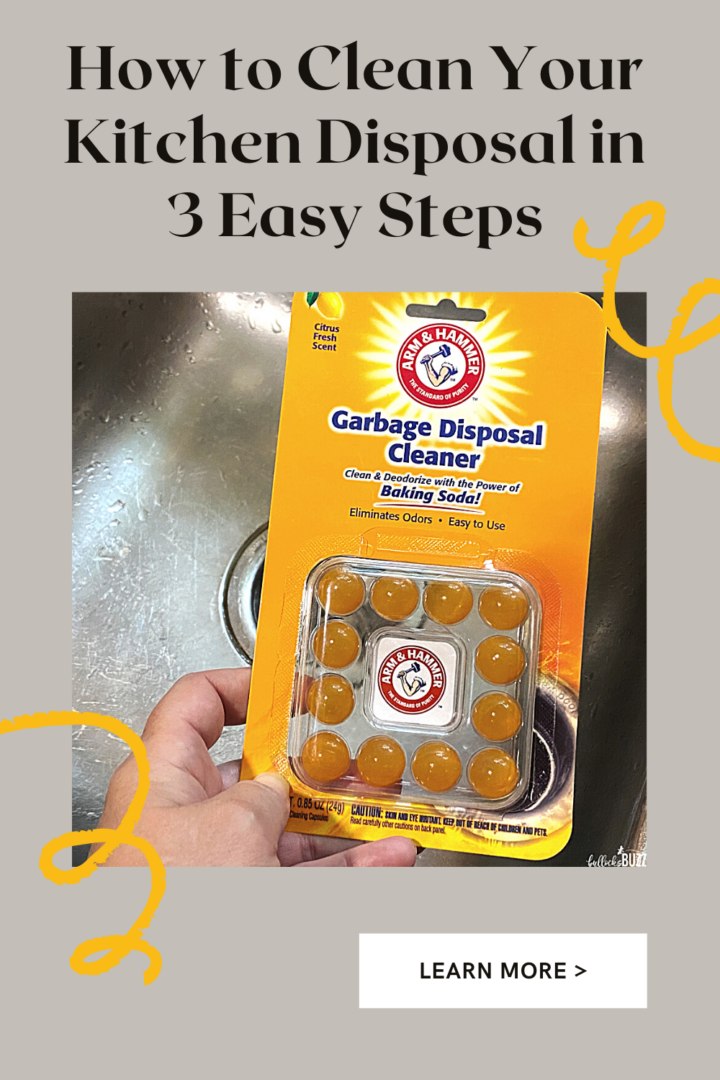 How to Clean Your Kitchen Disposal with Arm and Hammer Garbage Disposal ...