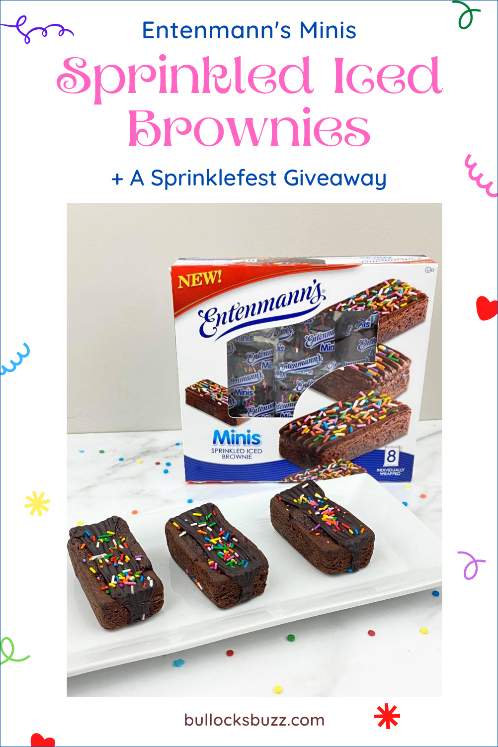 Celebrate National Sprinkle Day with Entenmann's Minis Sprinkled Iced ...