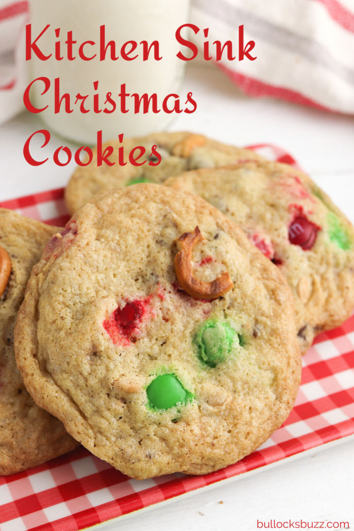 Christmas Kitchen Sink Cookies - Easy Christmas Cookie Recipe - Bullock ...
