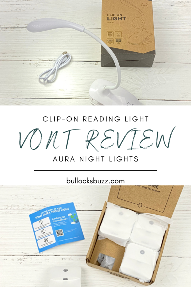 Review: Vont Reading Light and Aura Night Light - Bullock's Buzz