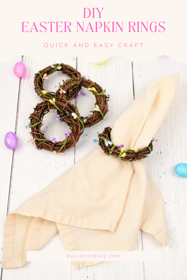 DIY Easter Napkin Rings - Bullock's Buzz