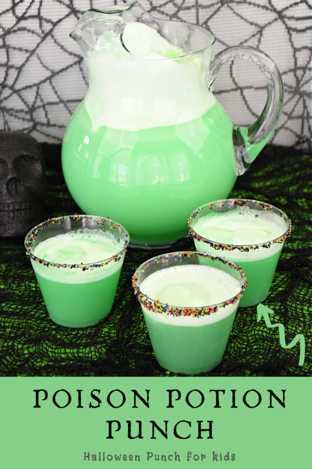 Poison Potion Punch - Halloween Punch for Kids with Lime Sherbet ...