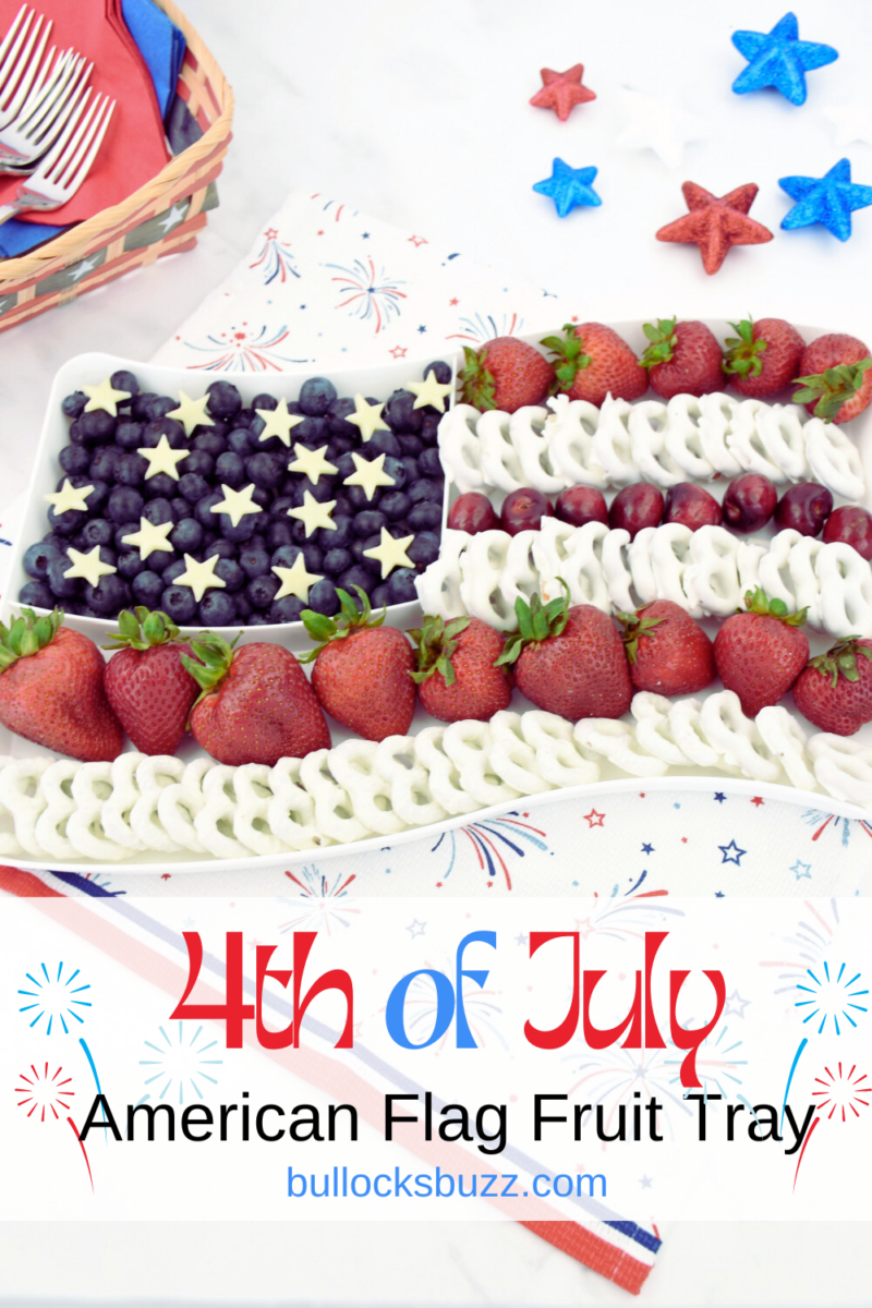 American Flag Fruit Tray - Bullock's Buzz