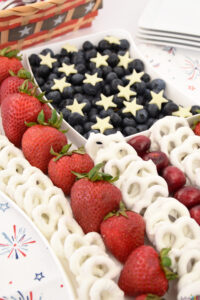 American Flag Fruit Tray - Bullock's Buzz