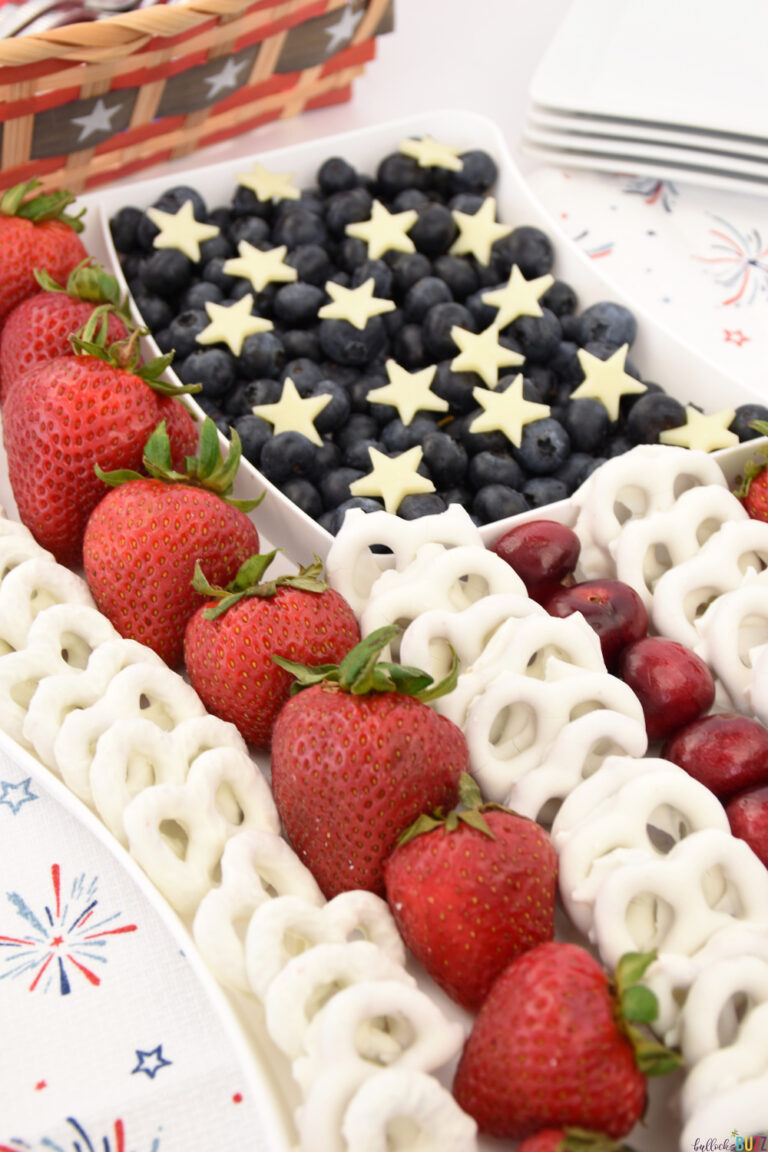 American Flag Fruit Tray - Bullock's Buzz
