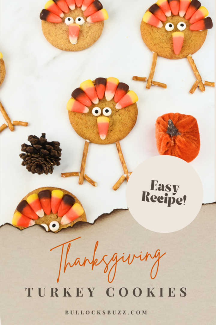 Easy Turkey Cookies Recipe for Thanksgiving - Bullock's Buzz