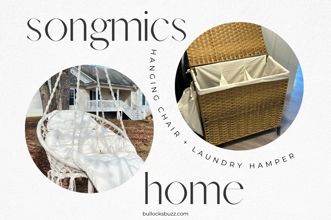 Songmics Home: Laundry Hamper and Hanging Chair Review - Bullock's Buzz