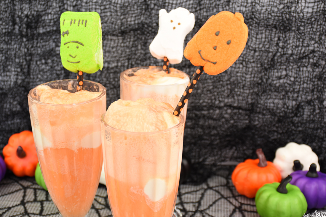 Spooky Halloween Ice Cream Floats - Bullock's Buzz